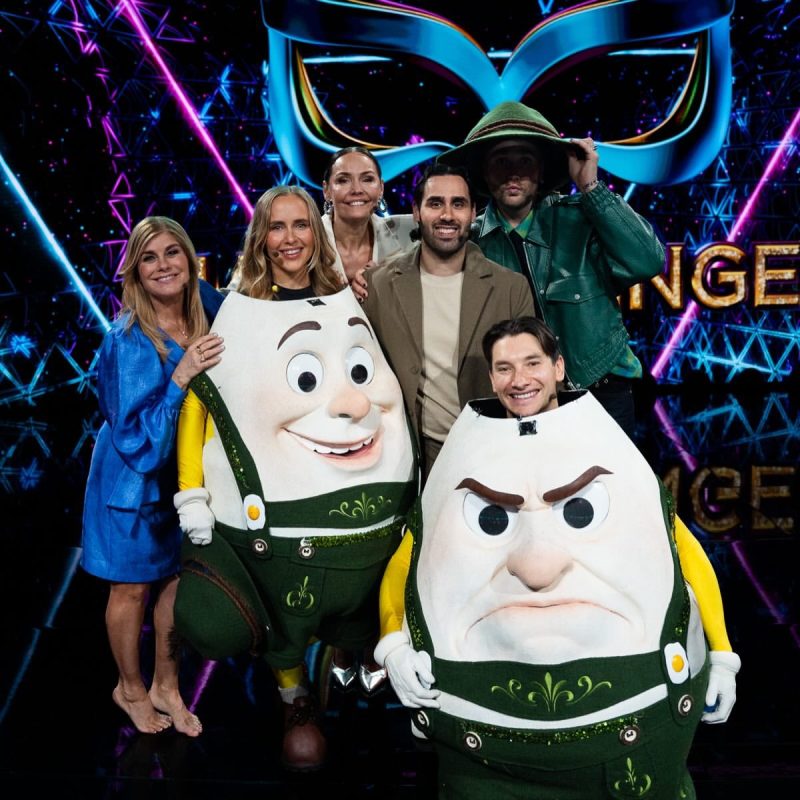 Chocken i Masked Singer: Här avslöjas Äggen – Pernilla Wahlgren ...