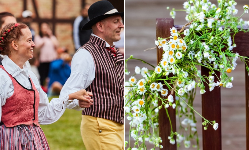 Fira Midsommar i Helsingborg i lantlig idyll eller med kunglig fägring ...