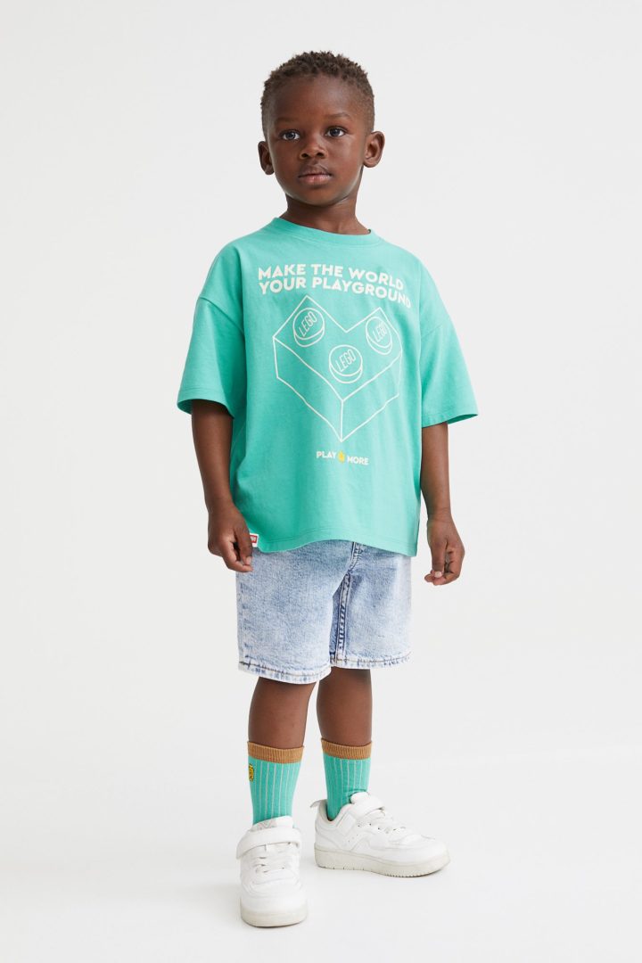 H&M x Lego - lekfulla mönster och återvunna material - Metro Mode